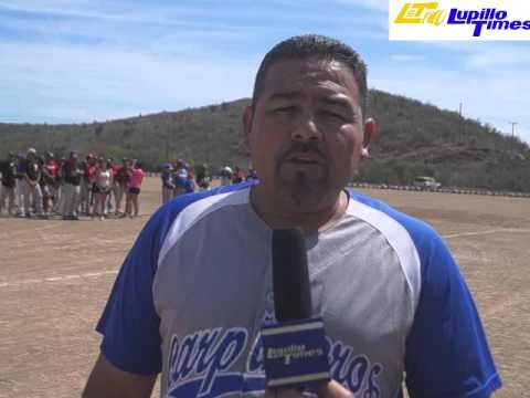 «David Almanza impulsando el torneo de beisbol de la zona norte ...