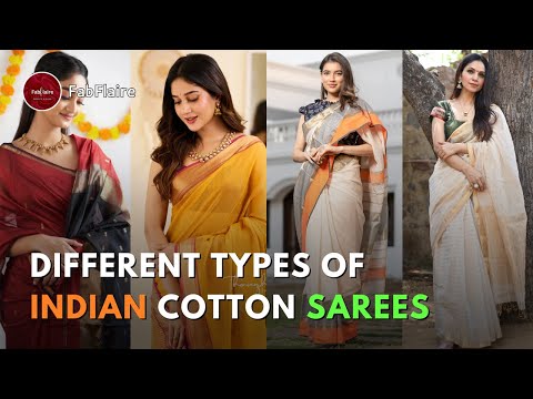 Popular Types of Cotton Sarees in India: A Complete Guide.