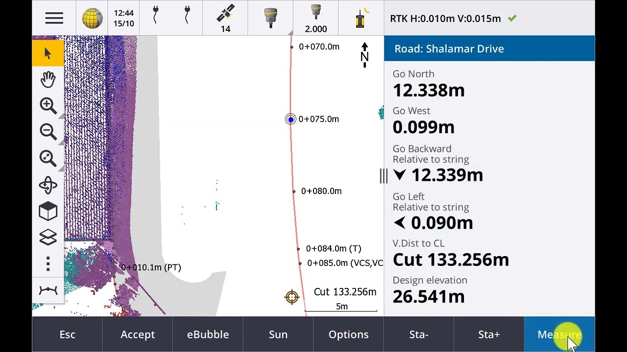 Alignment Staking in Trimble Access 2021.20