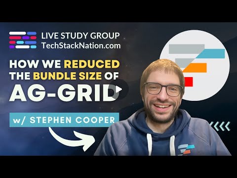 Optimising Bundle Size & Performance Improvements at AG Grid w/ Stephen Cooper
