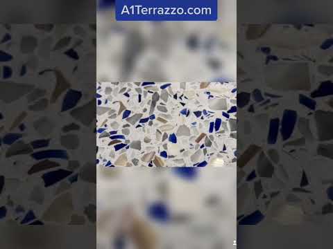 Blue and White Flooring