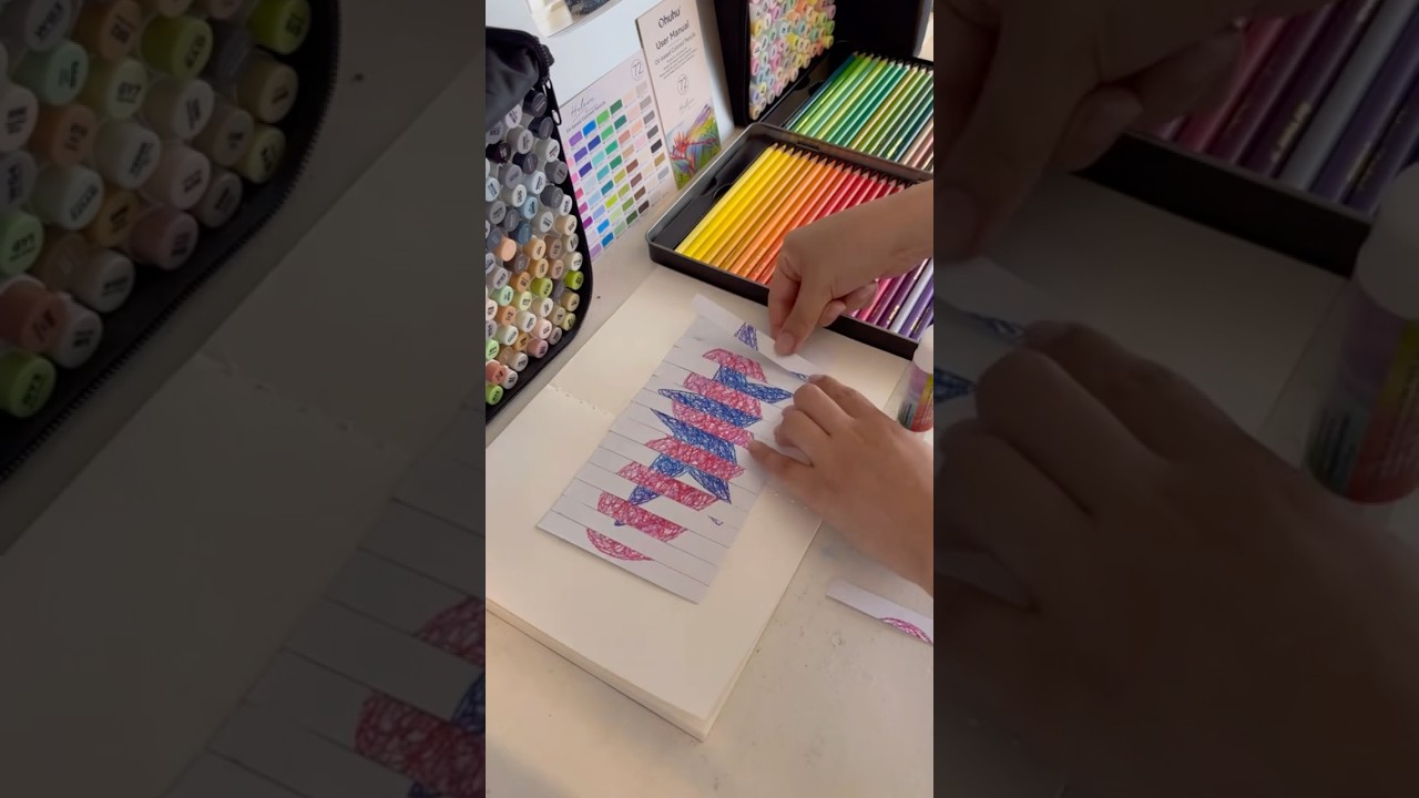 DIY idea for when you’re bored 🥱💐💕 #art #diy #artideas #diyideas #drawing #drawingideas #bored