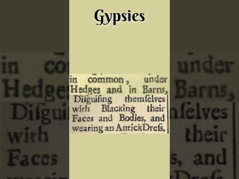 Gypsy Lingo of Yore - BONUS - "Gypsies" Defined