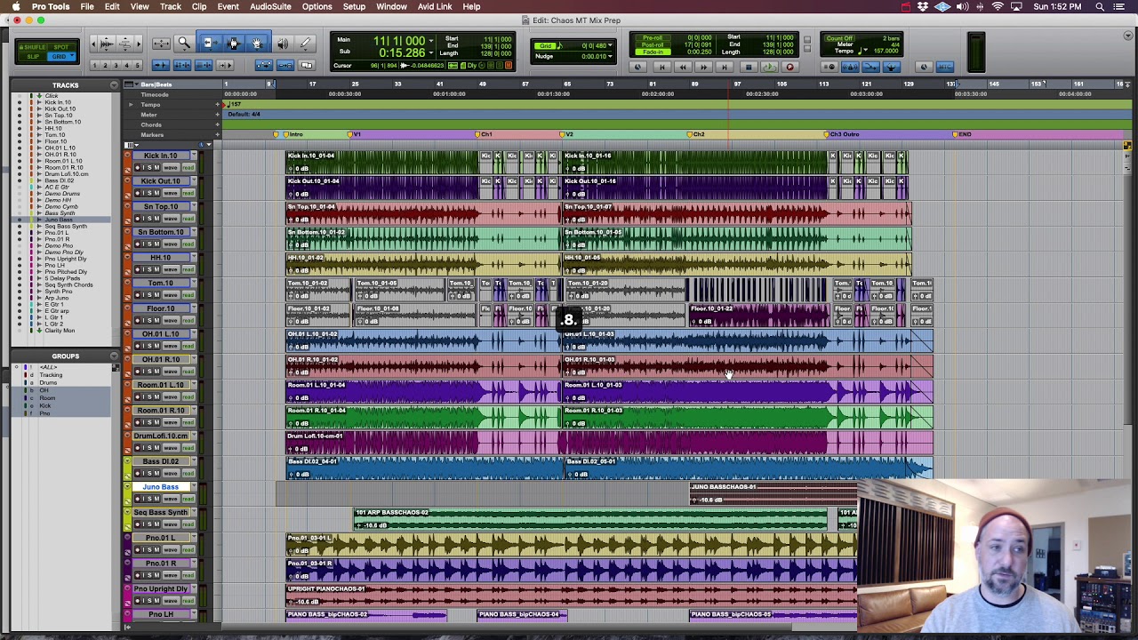 Tutorial: Pro Tools session consolidation and prepping your session for mix!