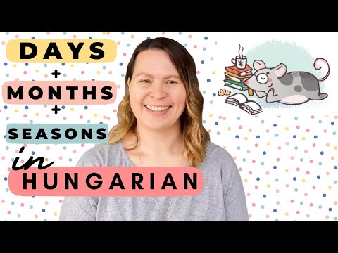 Names of the days, months and seasons in Hungarian