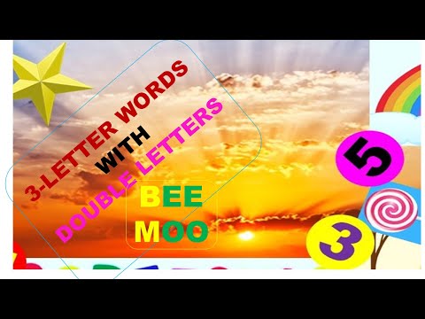 3 LETTER WORDS WITH DOUBLE LETTERS