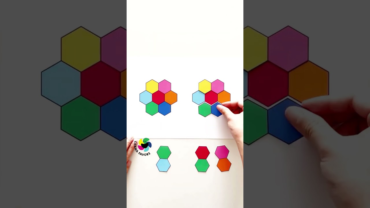 Hexagon Fill-In Printable #chanafavors