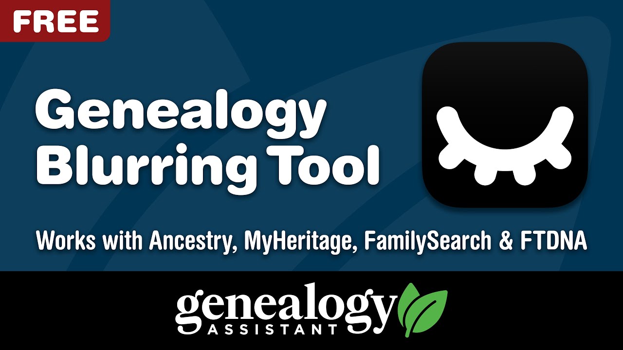 Blur DNA match names LIVE with Genealogy Blurring Tool!