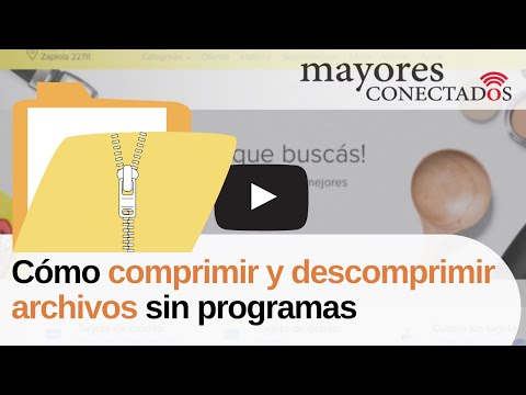 Cómo comprimir y descomprimir archivos sin instalar programas