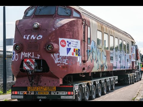 Aankomst TEE bij het BOLS Transport Museum Nieuw Vennep