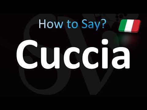 How to Pronounce Cuccia (Italian)