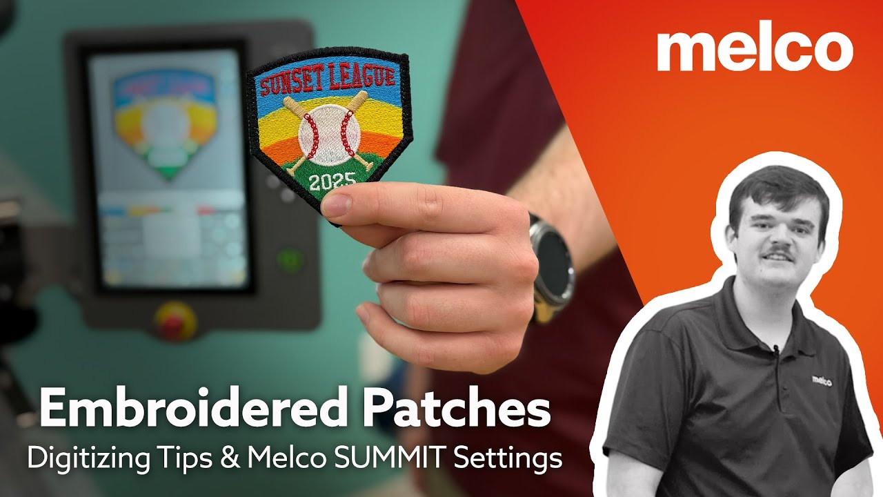 Design & Stitch A Baseball Patch For Your Commercial Embroidery Machine