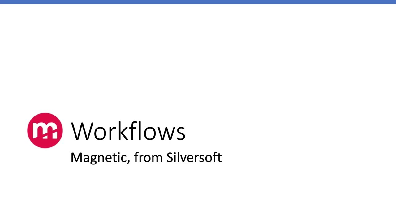 Workflows - Introduction (1/7)