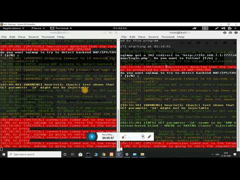 SQL PREVENTED USING WAF