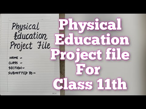 Physical Education || Practical file || Class 11th || Badminton/Tennis game rules || Project file