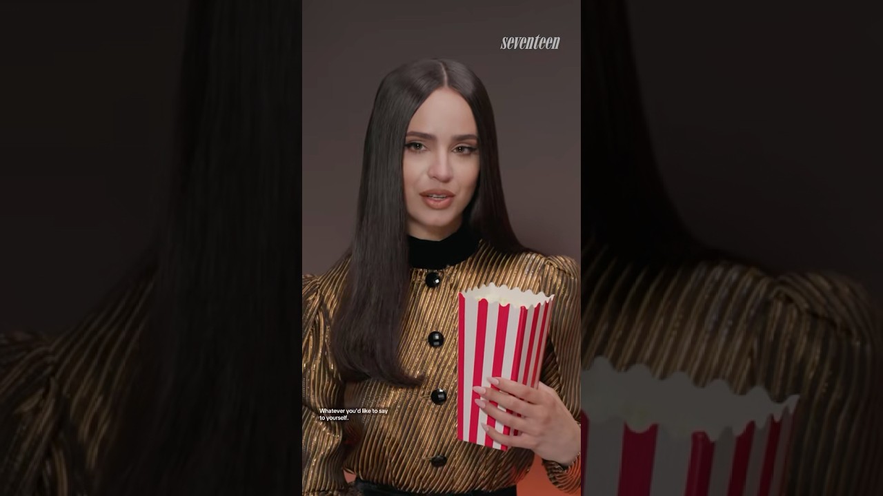 His face when she said it. 😭 #sofiacarson #coreymylchreest #myoxfordyear #passthepopcorn
