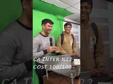 It's POSSIBLE - COST 100 / 100 😍 in CA Inter Nov 22 - YATHARTH AGRAWAL