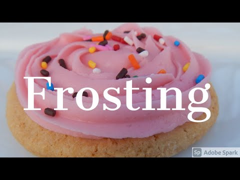 Frosting for sugar cookies