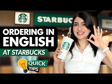 How to order coffee in English | Order at Starbucks | Improve your speaking skills | Aarushi |