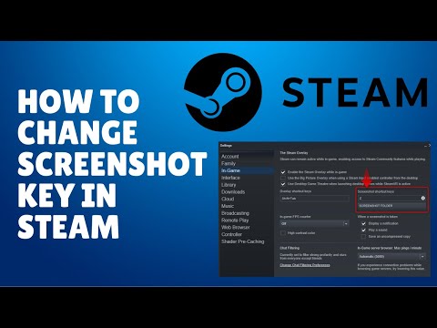 How to change screenshot key on Steam