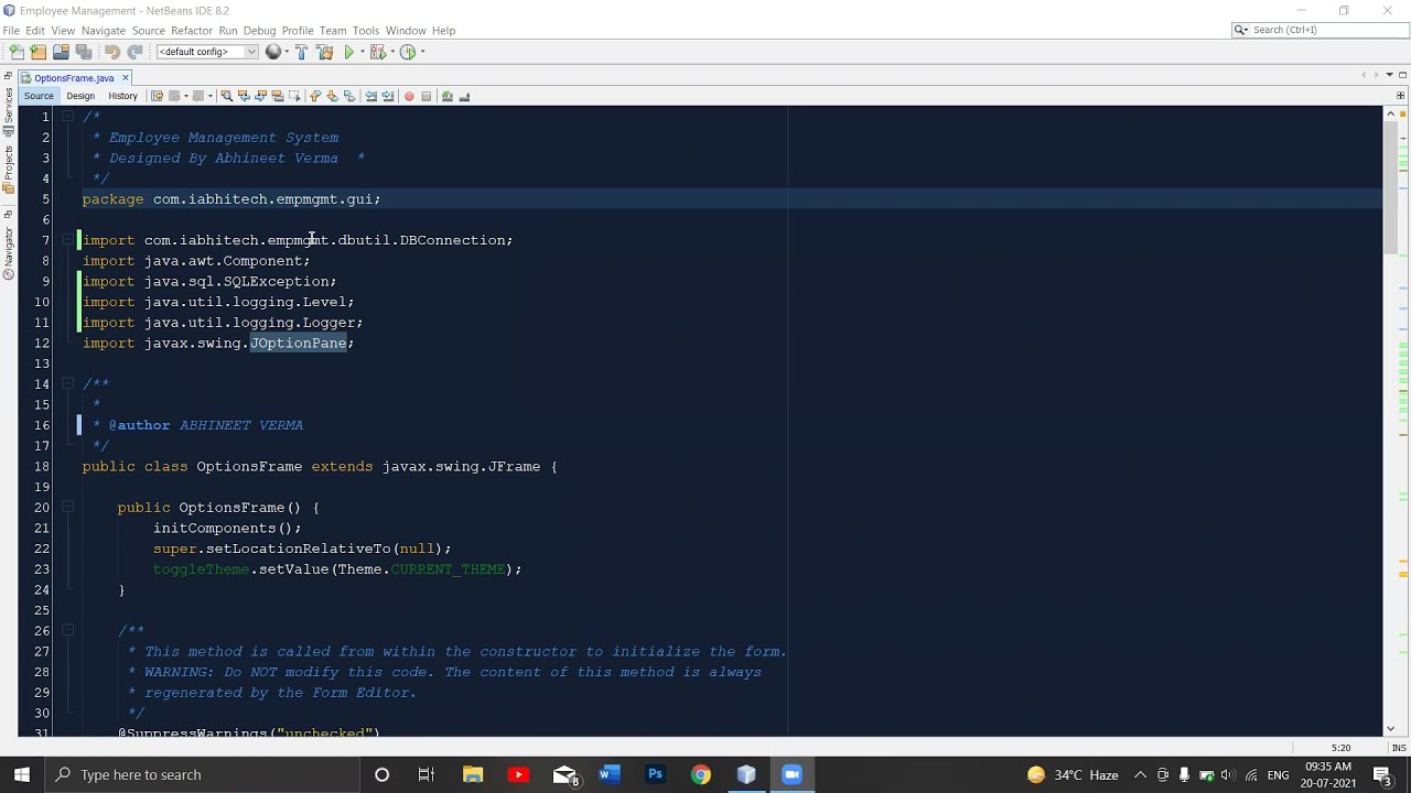 GitHub - iabhitech/employee-management: Java Swing Based Employee ...