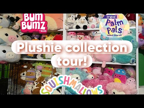 Plush collection tour! Squishmallows, bum bumz, palm pals and more!