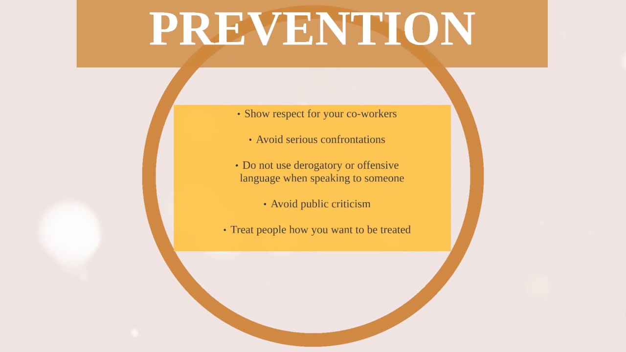 Bullying and Harassment Presentation