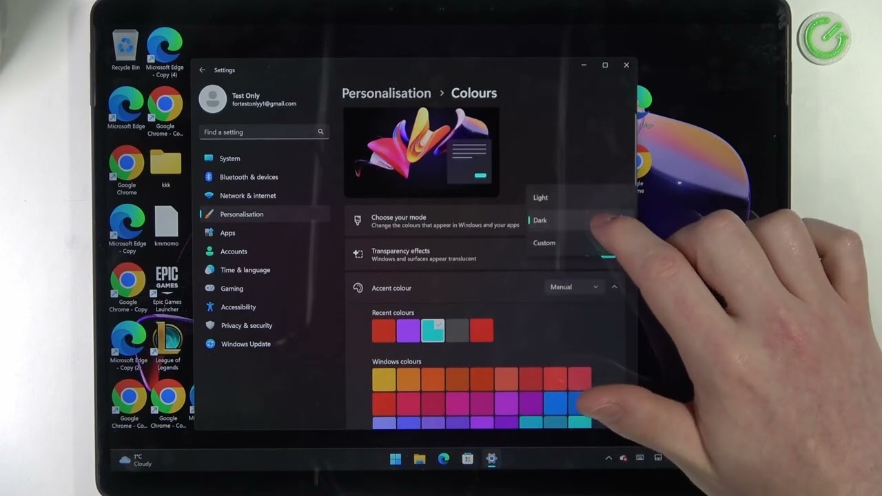 Microsoft Surface 8 Pro - How To Customize Style