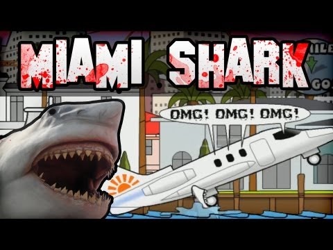 Miami Shark - SHARK ATTACK - Gameplay & Commentary [Free Flash Game]