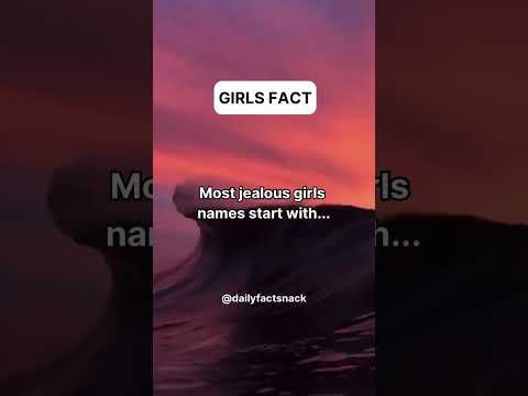 Most jealous girls names start with… #shorts