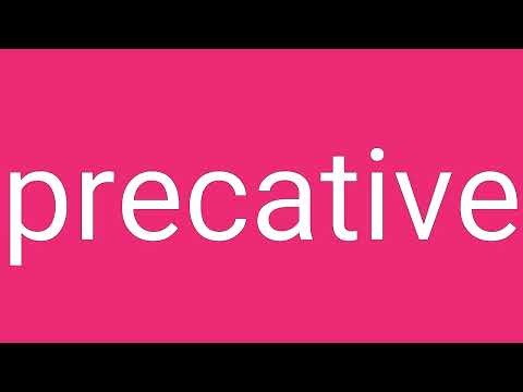 Precative Definition & Meaning