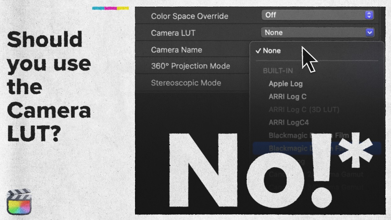 STOP using the Camera LUT - Here is why
