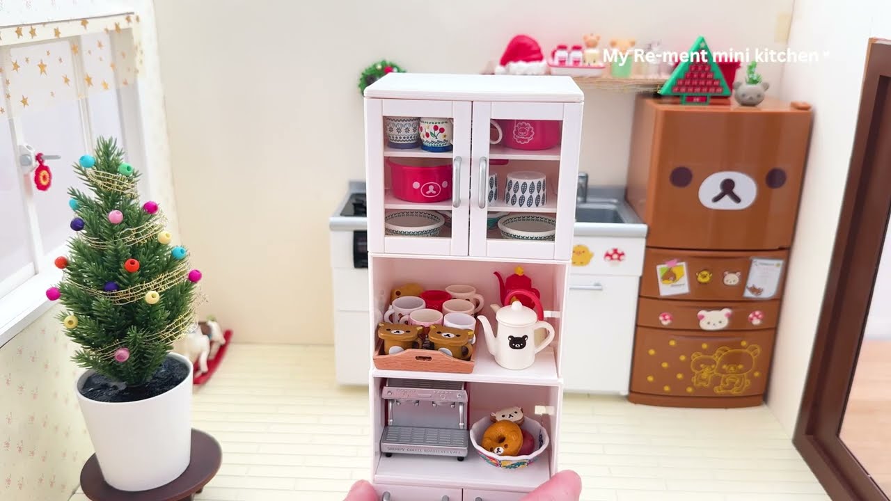 Mini kitchen set installation ASMR special edition