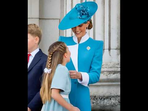 Mother and daughter Beautiful moment, princess Catherine and princess Charlotte