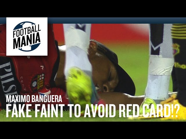 Video: Goalkeeper's hilarious attempt to escape red card by feigning a ...