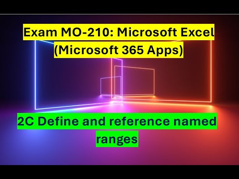 2C Define and reference named ranges