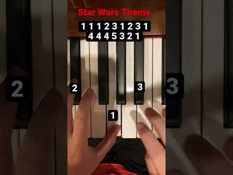 How to play the Star Wars Imperial March on the piano! #piano #music #starwars #tutorial #easy