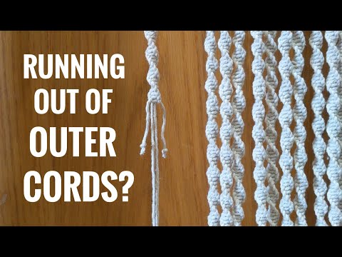 MACRAME TUTORIAL: ADD OUTER CORDS QUICK & EASY