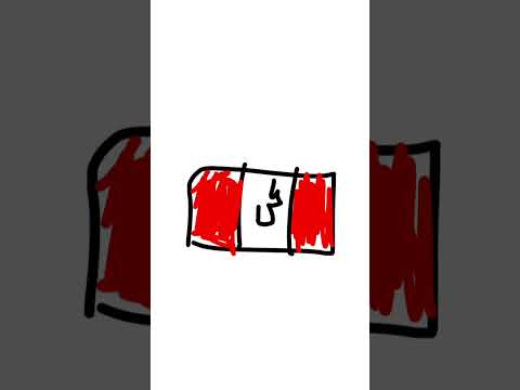 Attempting To Draw The Canadian Flag #shorts #canada #drawing #viralshorts