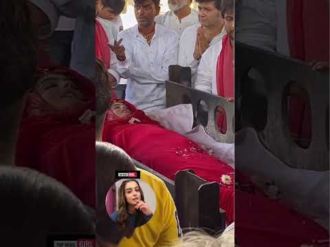 tunisha sharma last funeral video tunisha sharma death video #tunishasharma #funeral #bollywoodnews