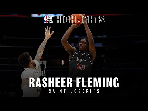 2025 NBA DRAFT HIGHLIGHTS: Rasheer Fleming | ST JOSEPH'S