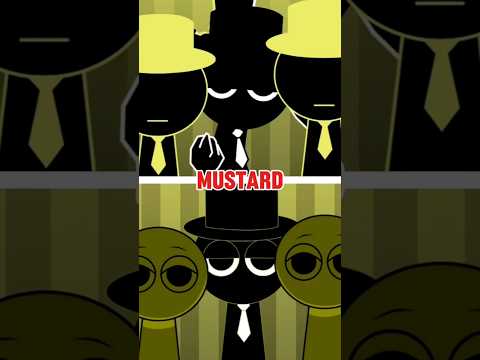 Black - Sprunki Mustard #incredibox #sprunki #mustard