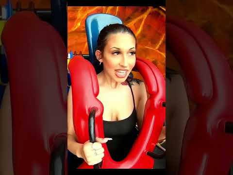 Dancing Orange | Slingshot Ride 😱 #slingshotride #slingshot #girl