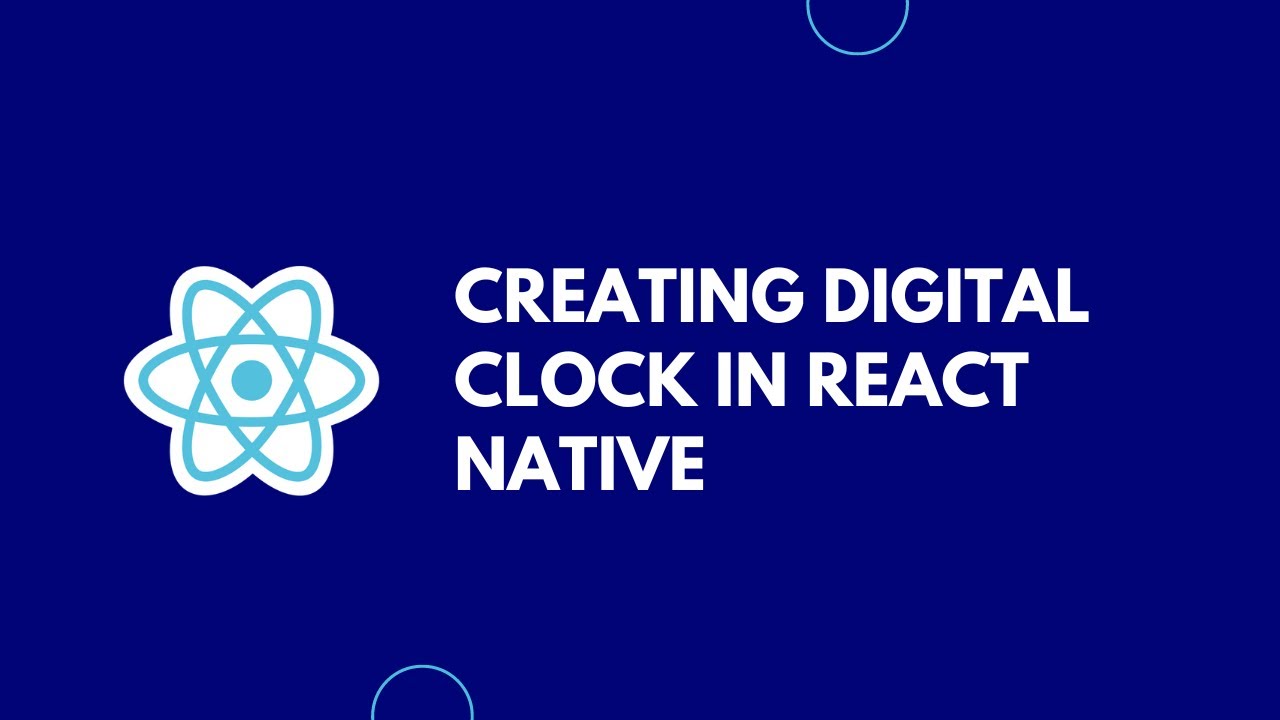 Digital clock in react native || React native reanimated.