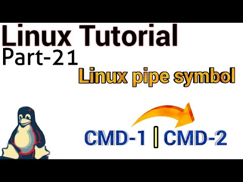 Linux Tutorial 21 - pipes in Linux | linux pipe symbol