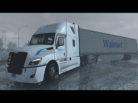 ATS Mods - Walmart Transportation - Snow In Idaho (American Truck Simulator)