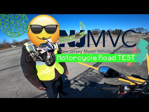 New Jersey Motorcycle Road Test POV GoPro | NJ DMV Passing Riding Test 2025 !