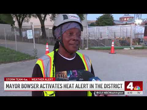 Outdoor worker tells how she copes with sweltering DC heat | NBC4 Washington