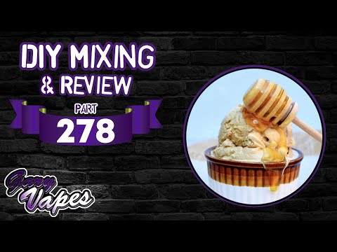 DIY E juice Mixing and Review! Land of Milk and Honey VBIC By Rocky Toony
