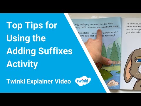 Top Tips for Using the Adding Suffixes Activity